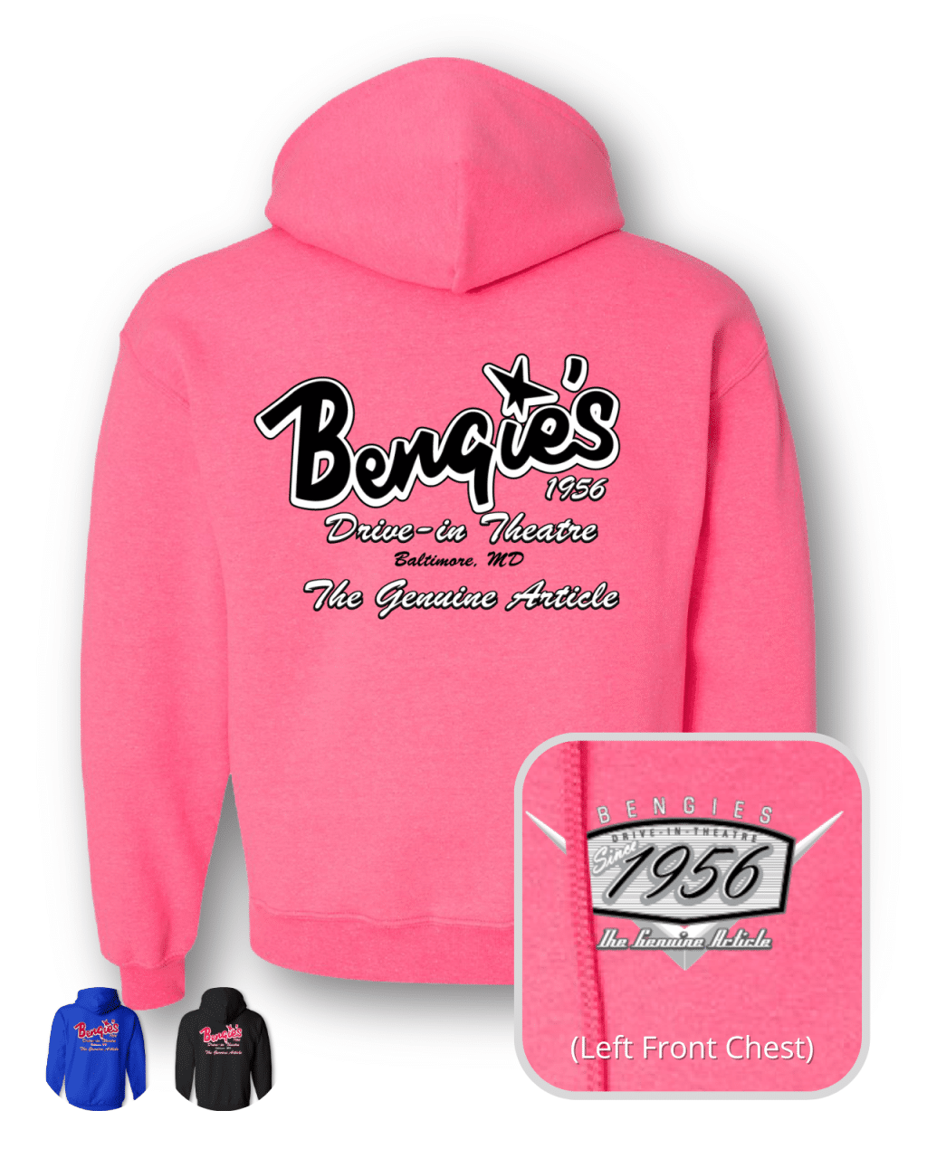 Since 1956 Hoodie – Bengies Drive-In Theatre